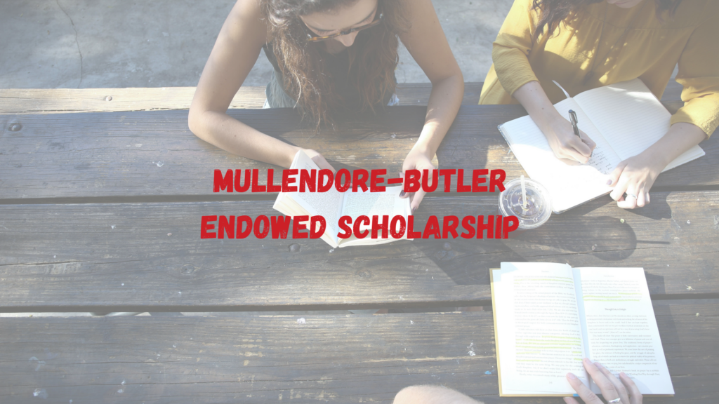 Mullendore-Butler Endowed Scholarship | Community Foundation of ...